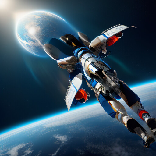 ArtStation - Sci-fi Man on space - Man with space suit - Man on ...