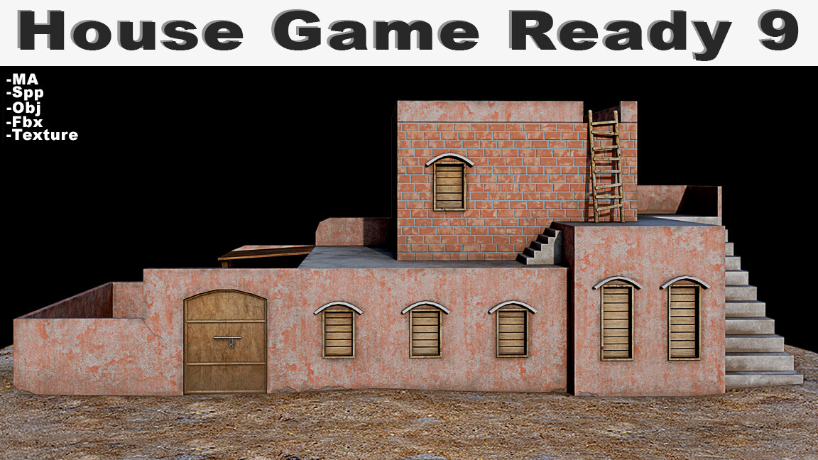 ArtStation - House Game Ready 9 | Game Assets