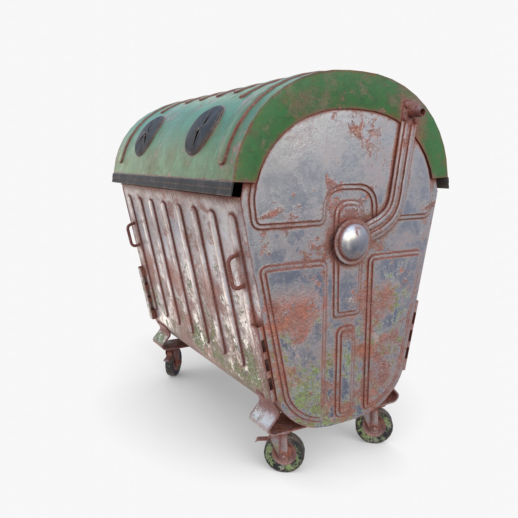 ArtStation - Dumpster v5 weathered | Game Assets