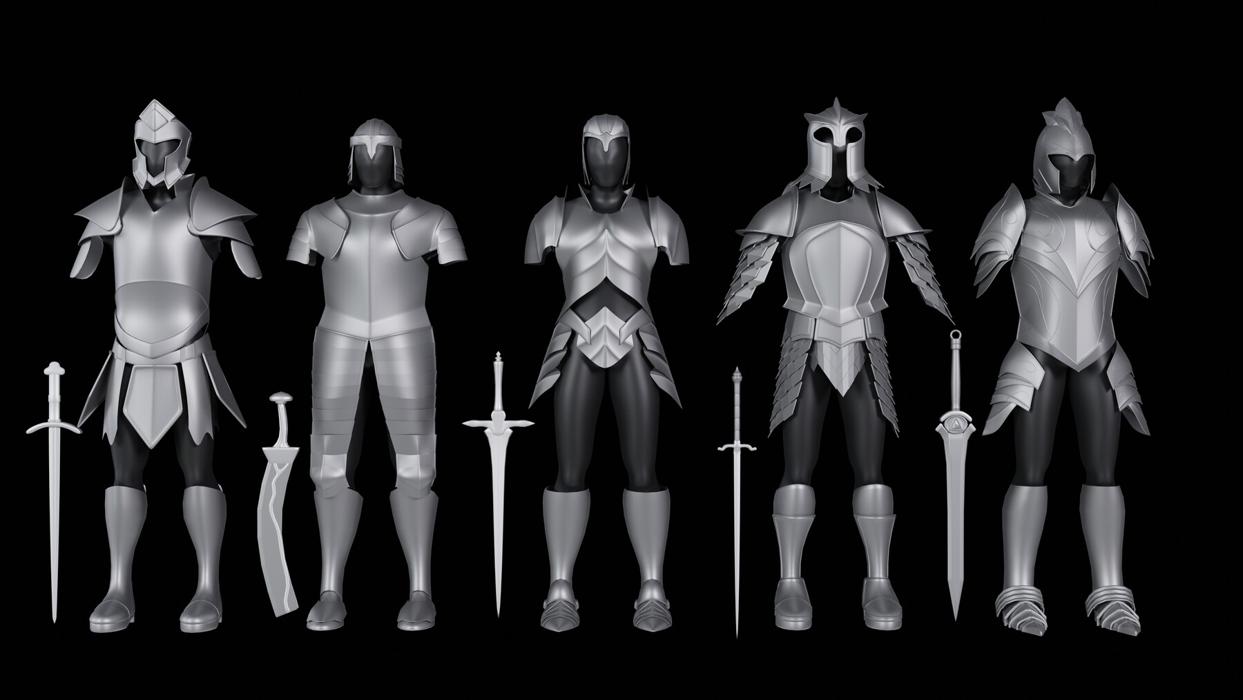 ArtStation - 25 BODY ARMOR Basemesh-vol1 | Game Assets