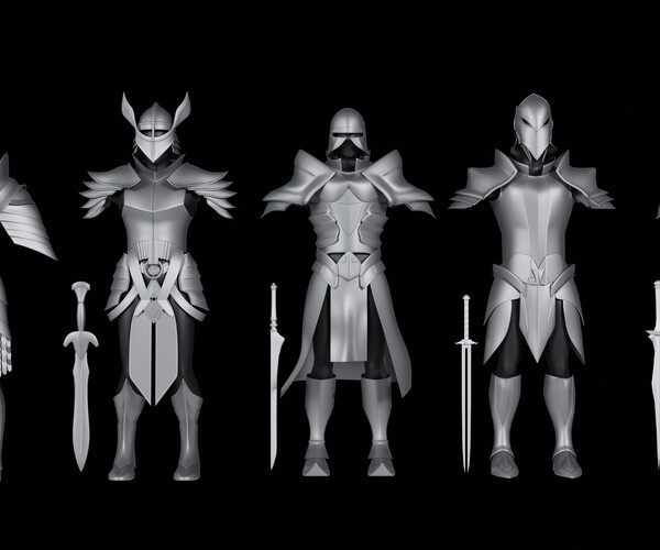 ArtStation - 25 BODY ARMOR Basemesh-vol1 | Game Assets