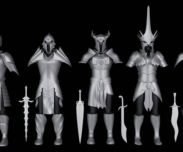 ArtStation - 25 BODY ARMOR Basemesh-vol1 | Game Assets