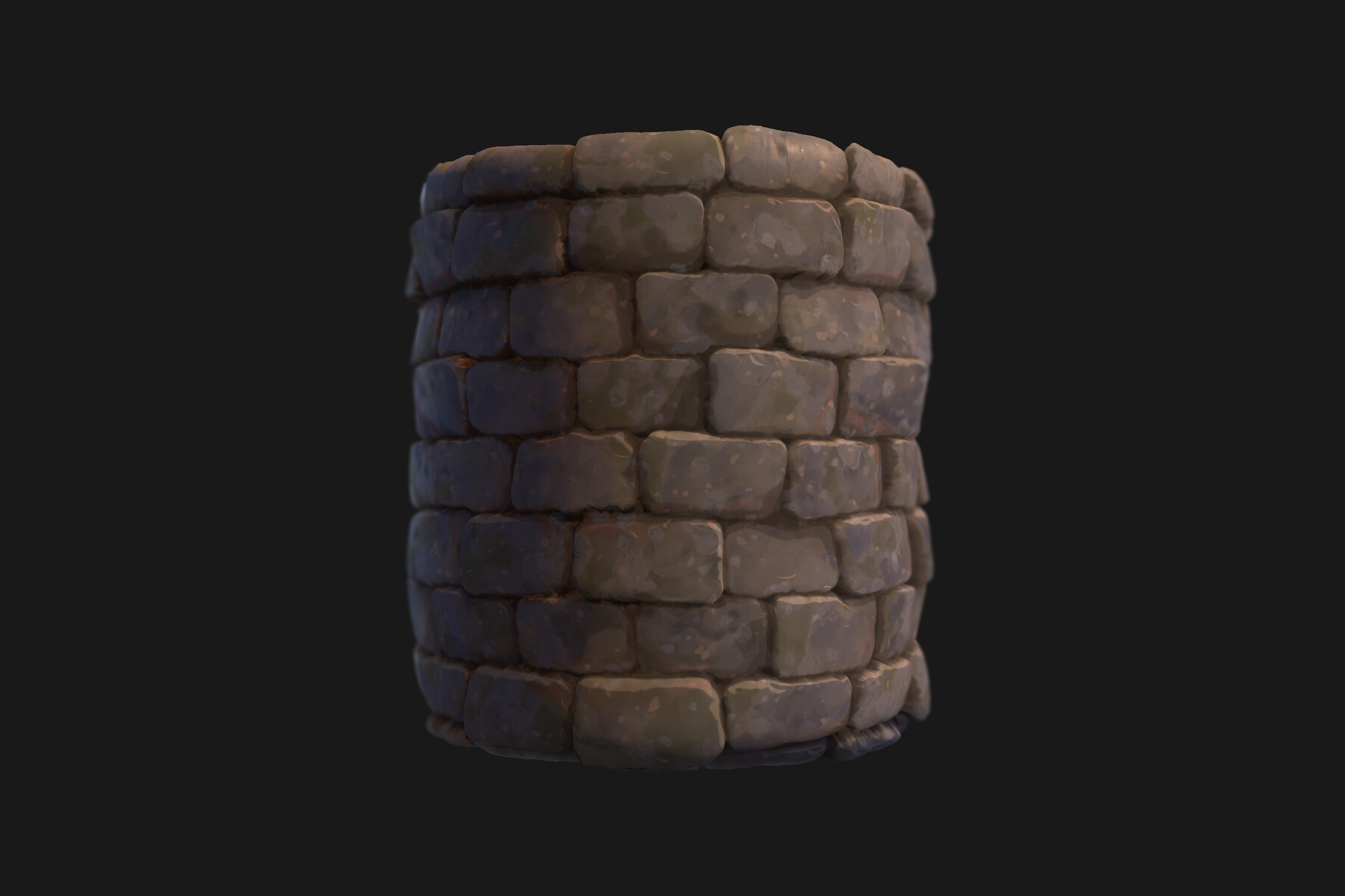 ArtStation - Ghibli Stylized Bricks sbs&sbsar file | Game Assets