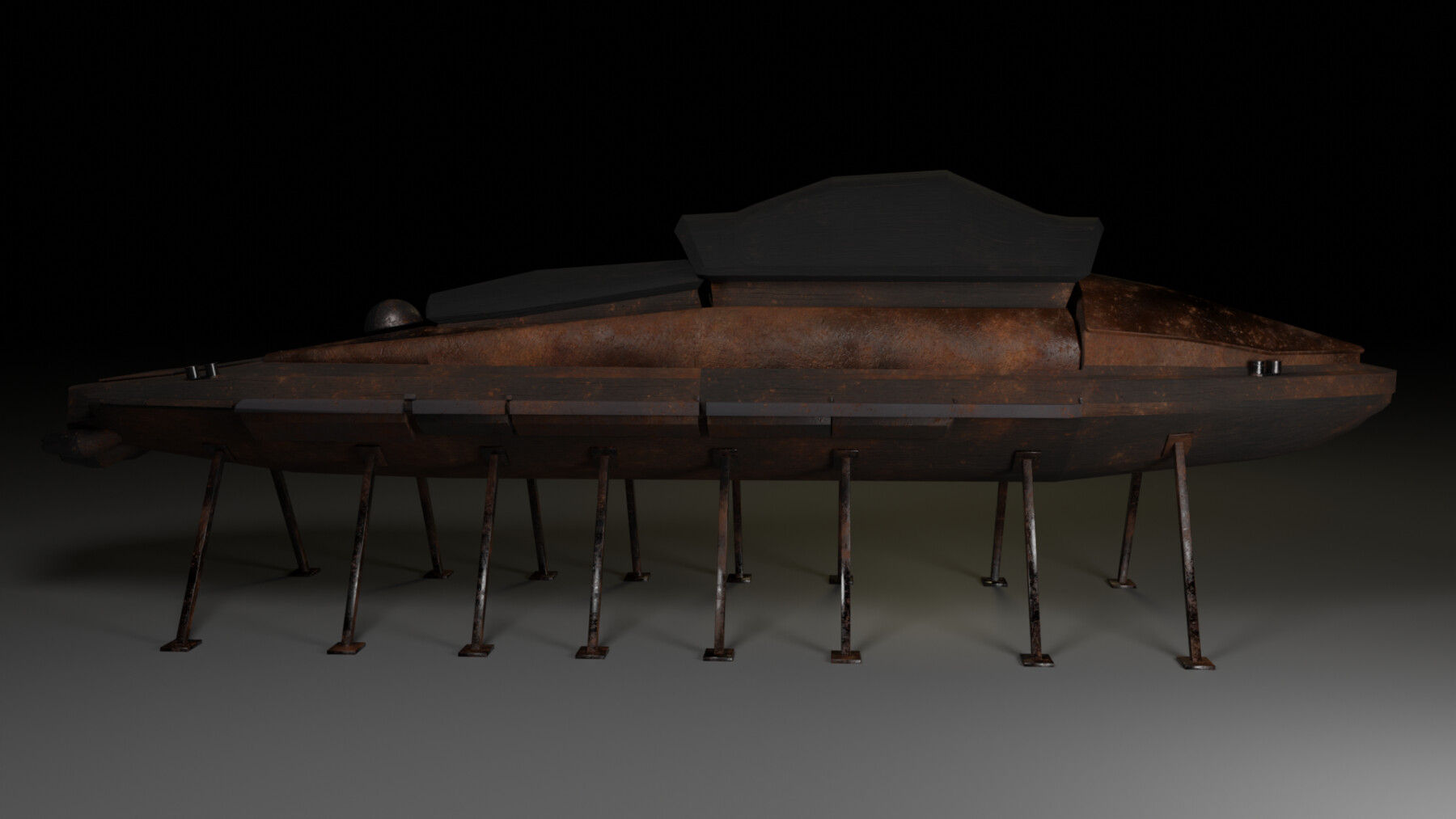 ArtStation - Post Apocalyptic Speed Boat 02 | Game Assets