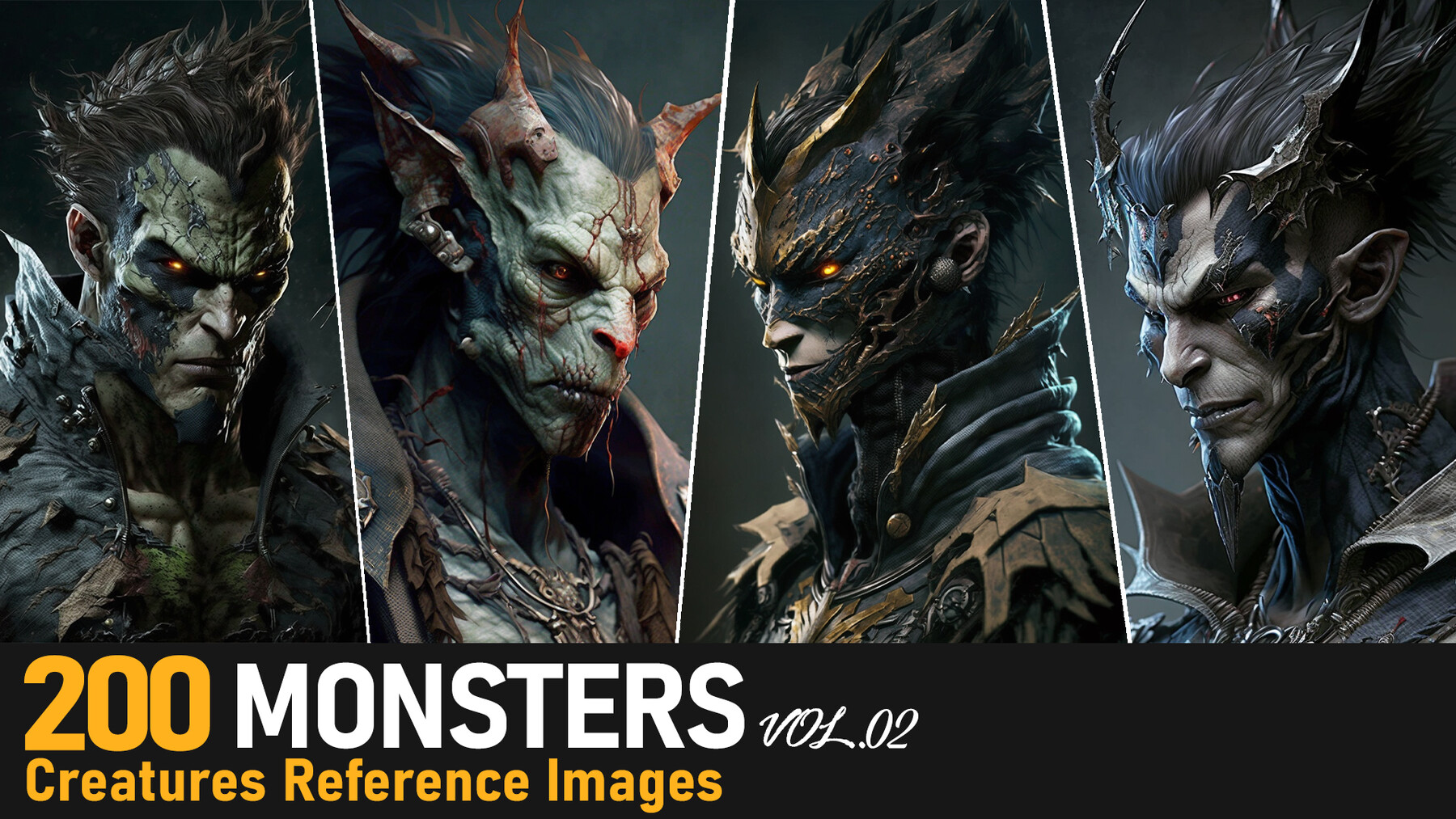ArtStation - Monsters VOL.02|4K Reference Images | Artworks