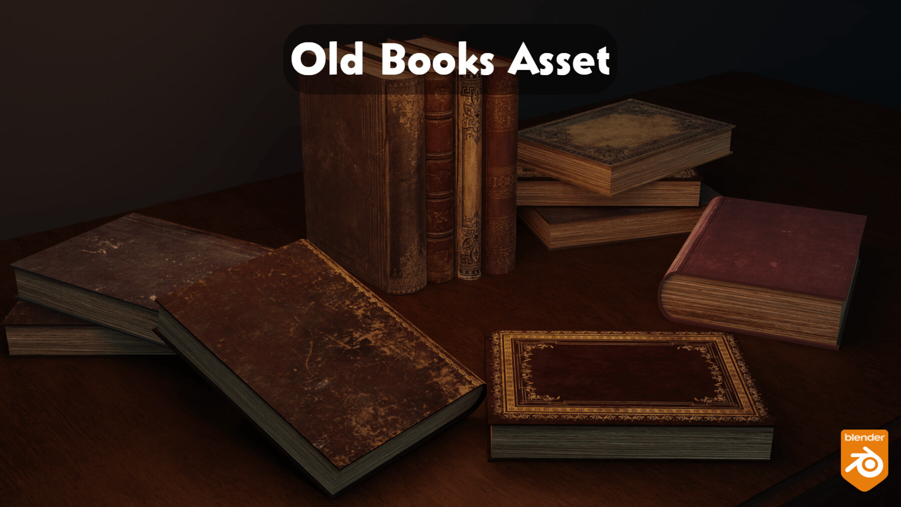 ArtStation - Old Books Asset | Game Assets