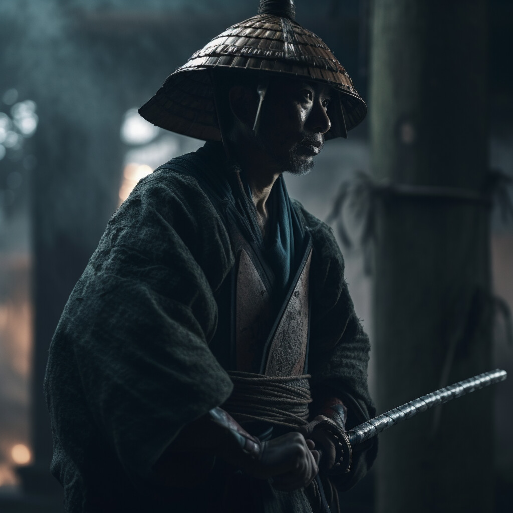 ArtStation - Detailed cinematic samurai illustration VFX 16:9 | Artworks