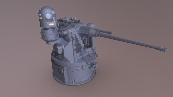 ArtStation - Bushmaster_M242 | Game Assets