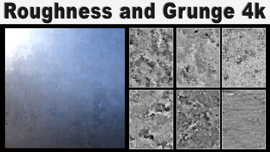 ArtStation - Roughness and Grunge 4K | Brushes