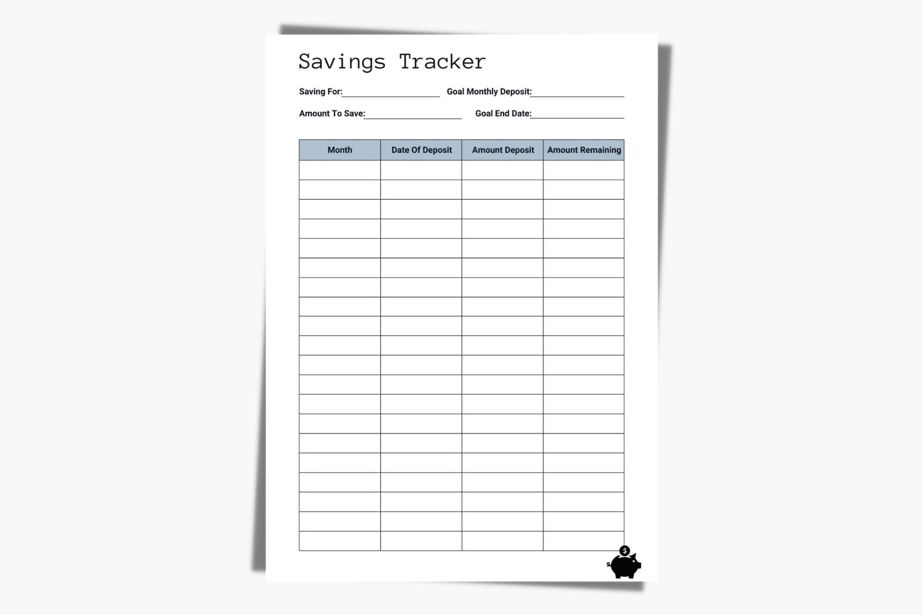 ArtStation - Savings Tracker Sheet Planner | Tutorials