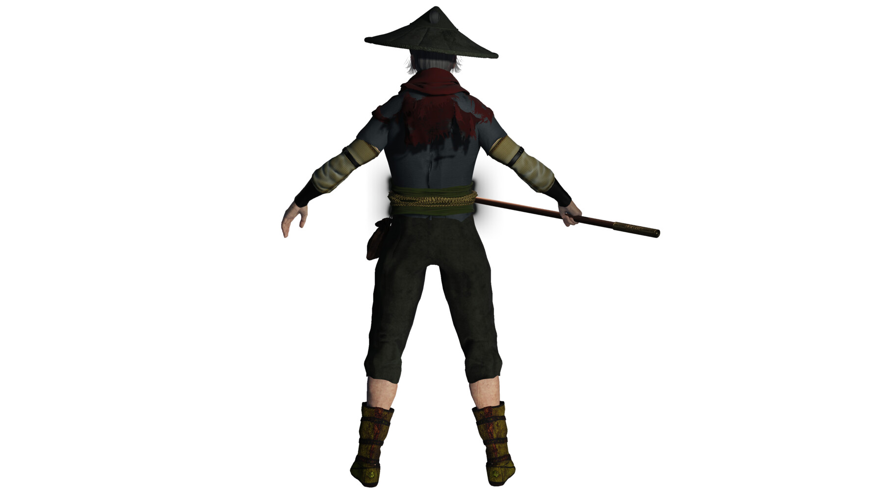 ArtStation - 3D REALISTIC MALE CHARACTER - OLD JAPANESE KNIGHT 01 ...