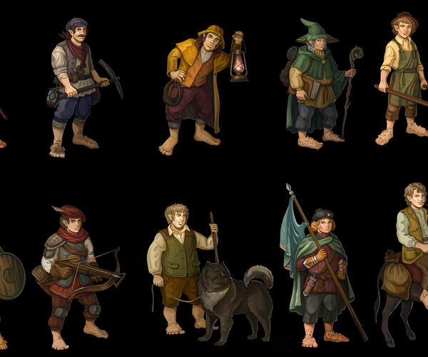 ArtStation - Fantasy Army Characters pack5 | Game Assets
