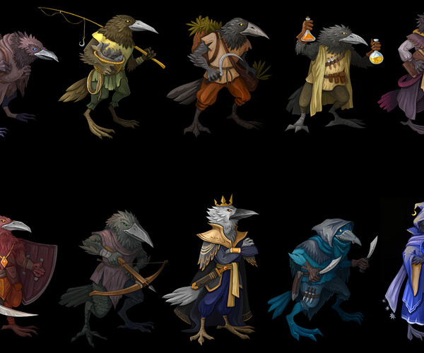 ArtStation - Fantasy Army Characters pack5 | Game Assets