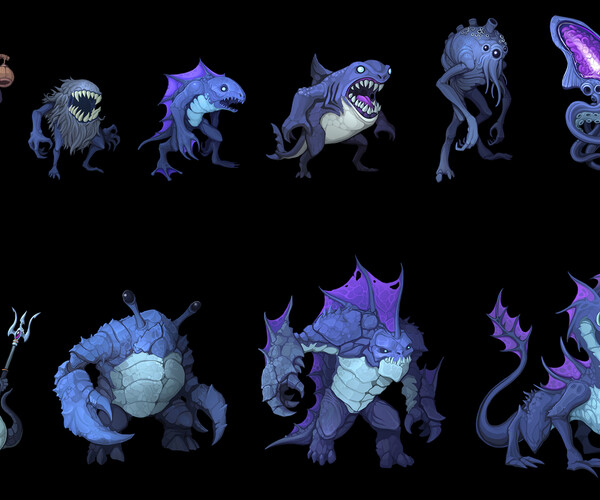 ArtStation - Fantasy Army Characters pack5 | Game Assets