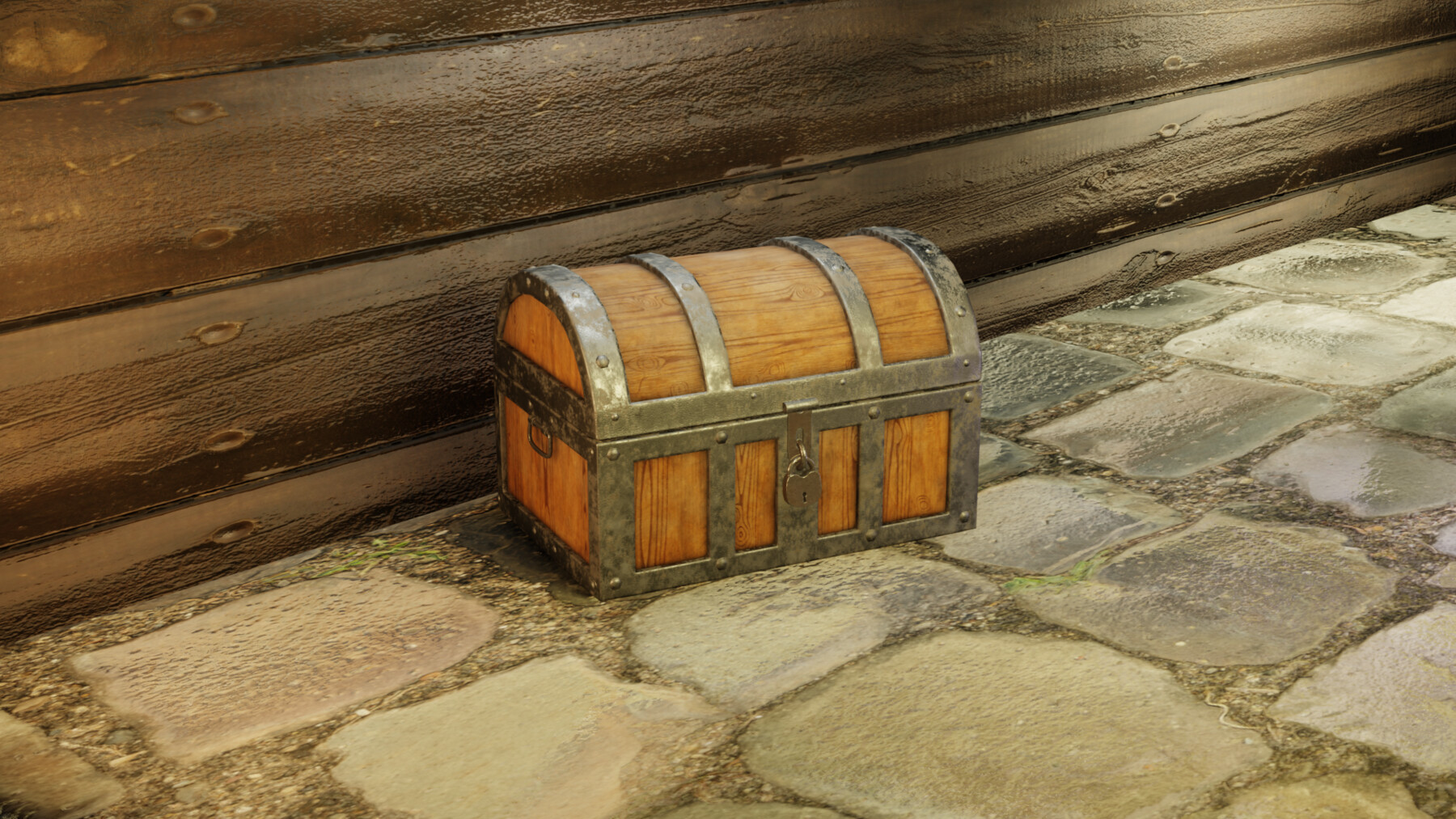 ArtStation - Game Ready Wood Chest | Game Assets