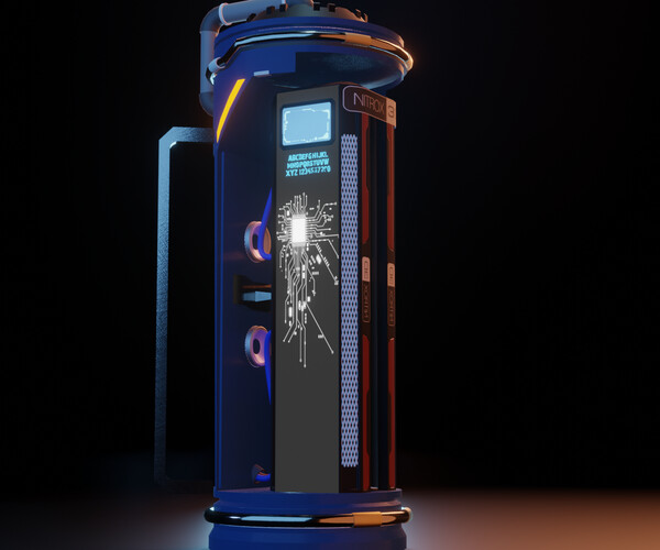ArtStation - Sci-Fi Torch | Game Assets