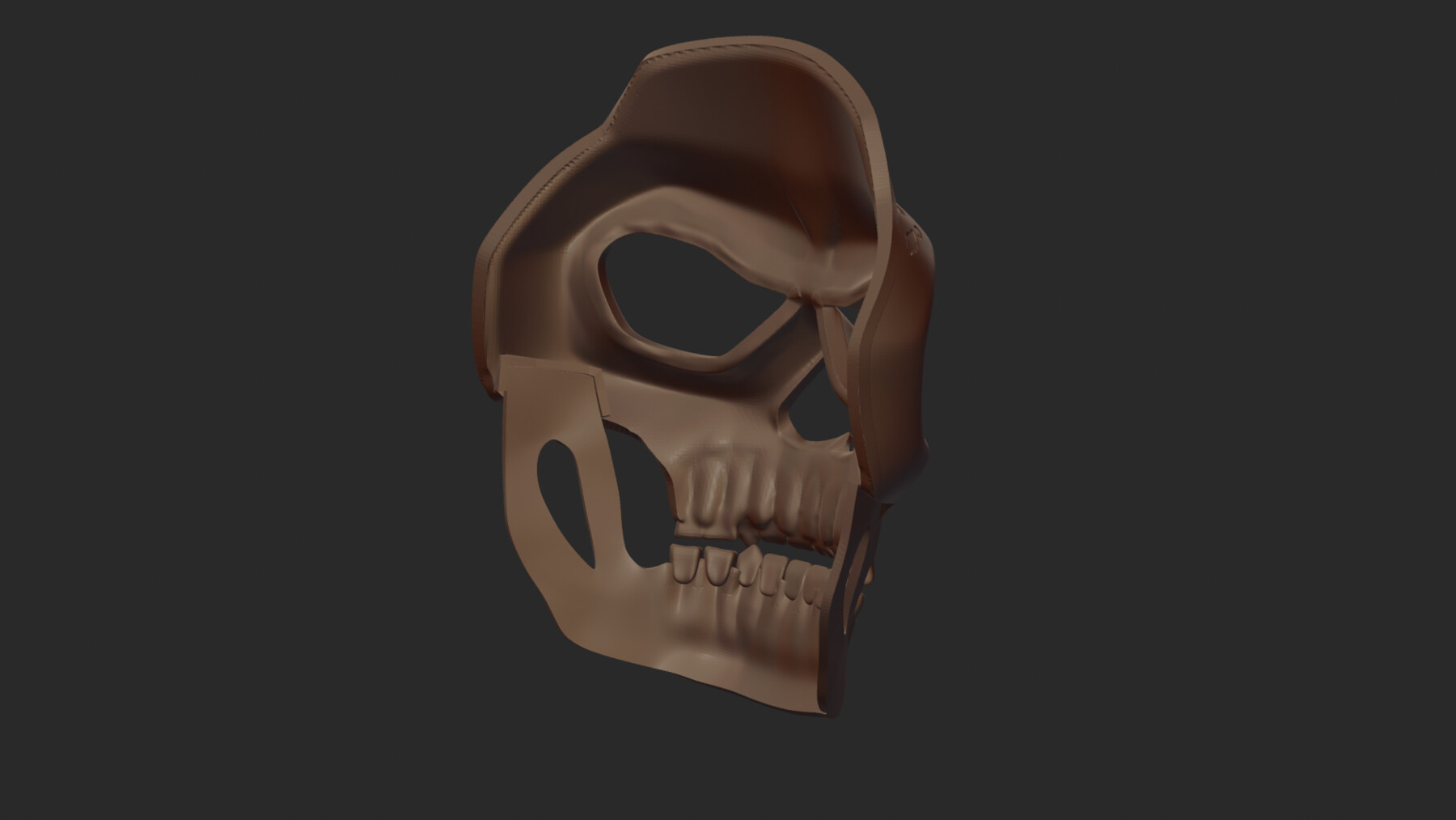 ArtStation - Call Of Duty Ghost Mask Printable Versin STL High-poly ...