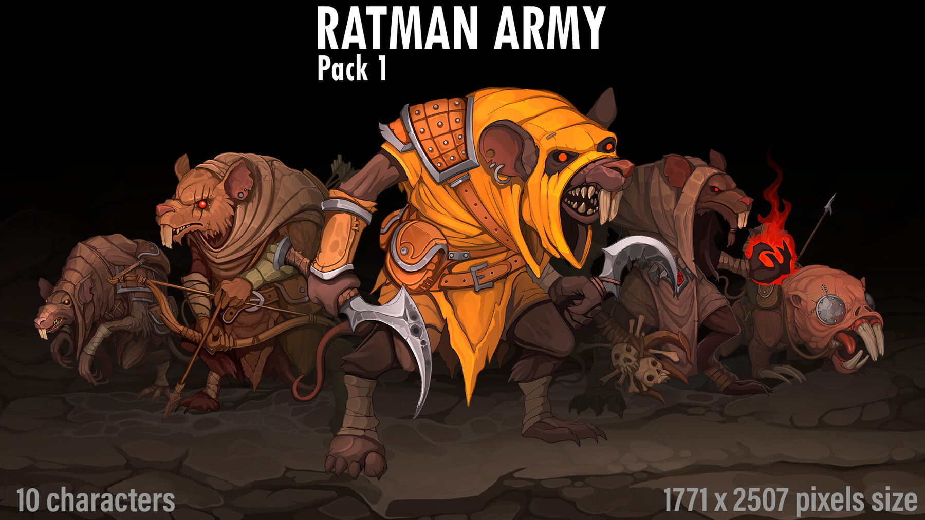 ArtStation - Ratman Army | Game Assets