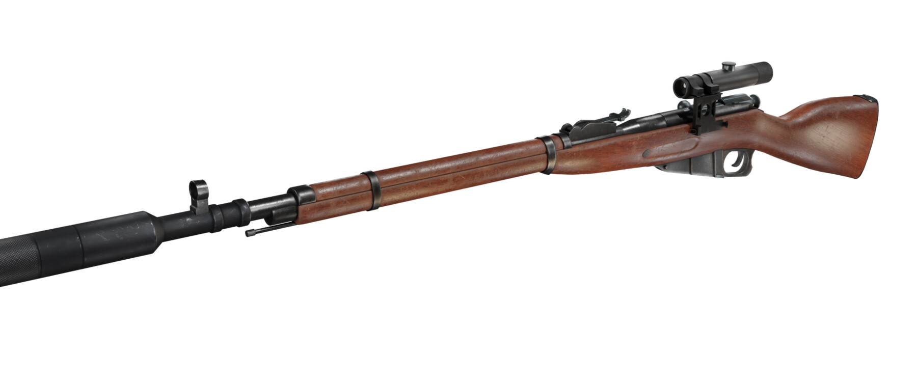 ArtStation - Mosin Nagant 3-Line Rifle | Game Assets