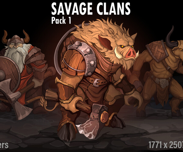 ArtStation - Savage Clans | Game Assets