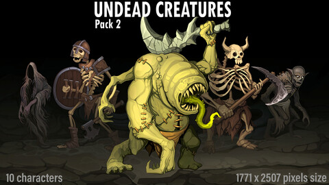 ArtStation - Undead Creatures | Game Assets