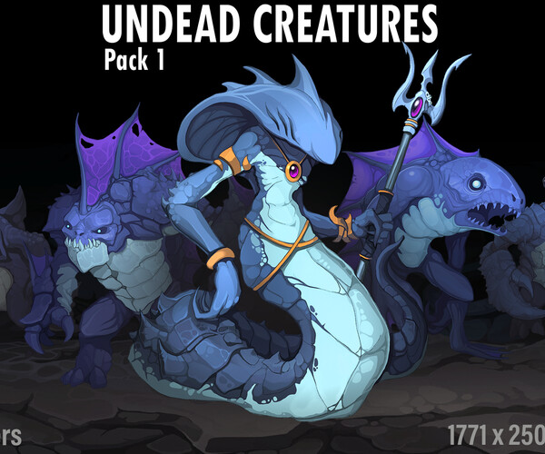 ArtStation - Underwater Monsters | Game Assets