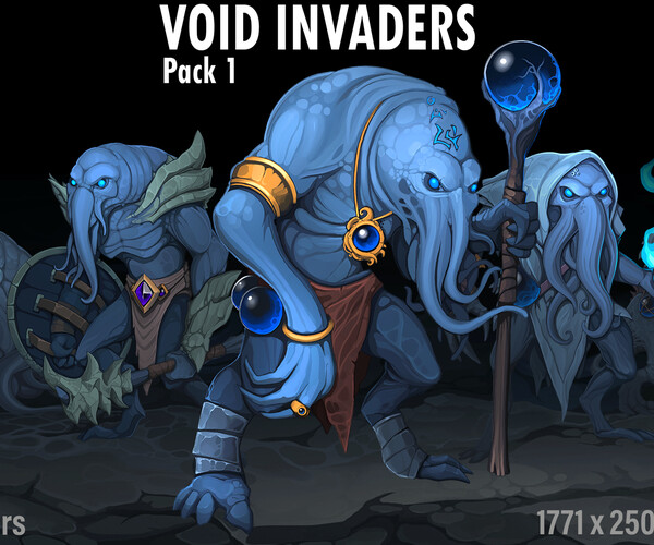 ArtStation - Void Invaders | Game Assets