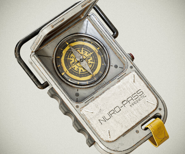 ArtStation - Sci-fi Compass V1 PBR | Game Assets