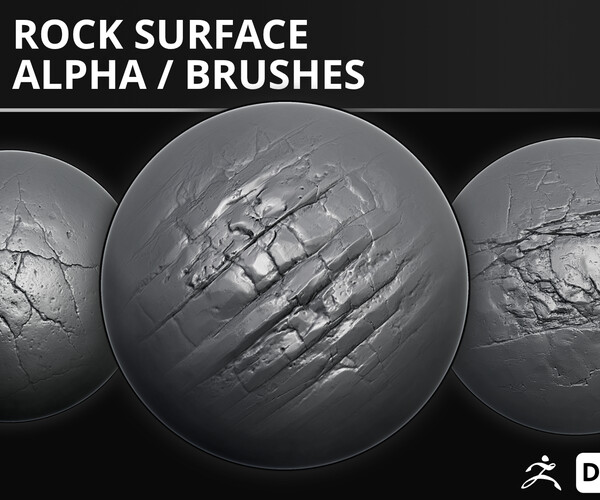 ArtStation - 30 Rock/Crack Alpha/Brushes | Brushes