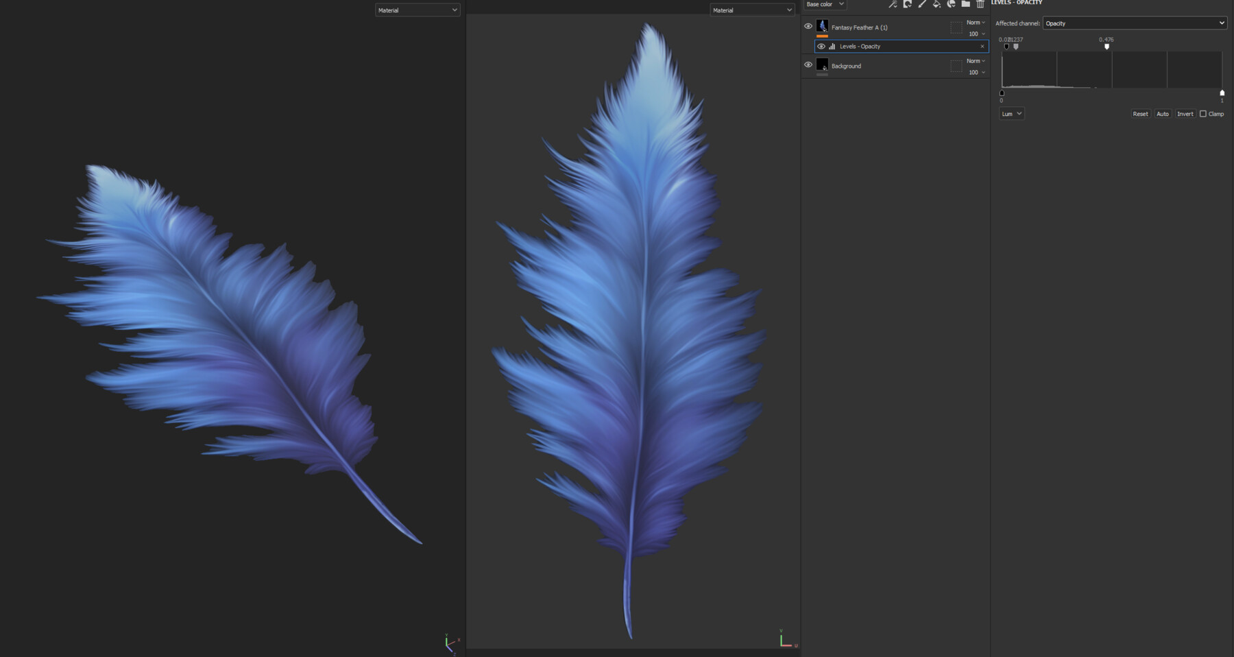 ArtStation - 40 Fantasy Feathers | Alphas, Displacement, Diffuse | Brushes