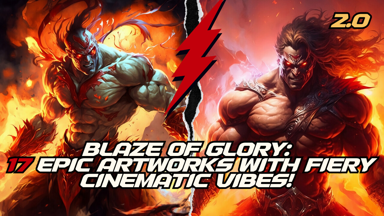 ArtStation - Blaze of Glory: 17 Epic Artworks with Fiery Cinematic ...