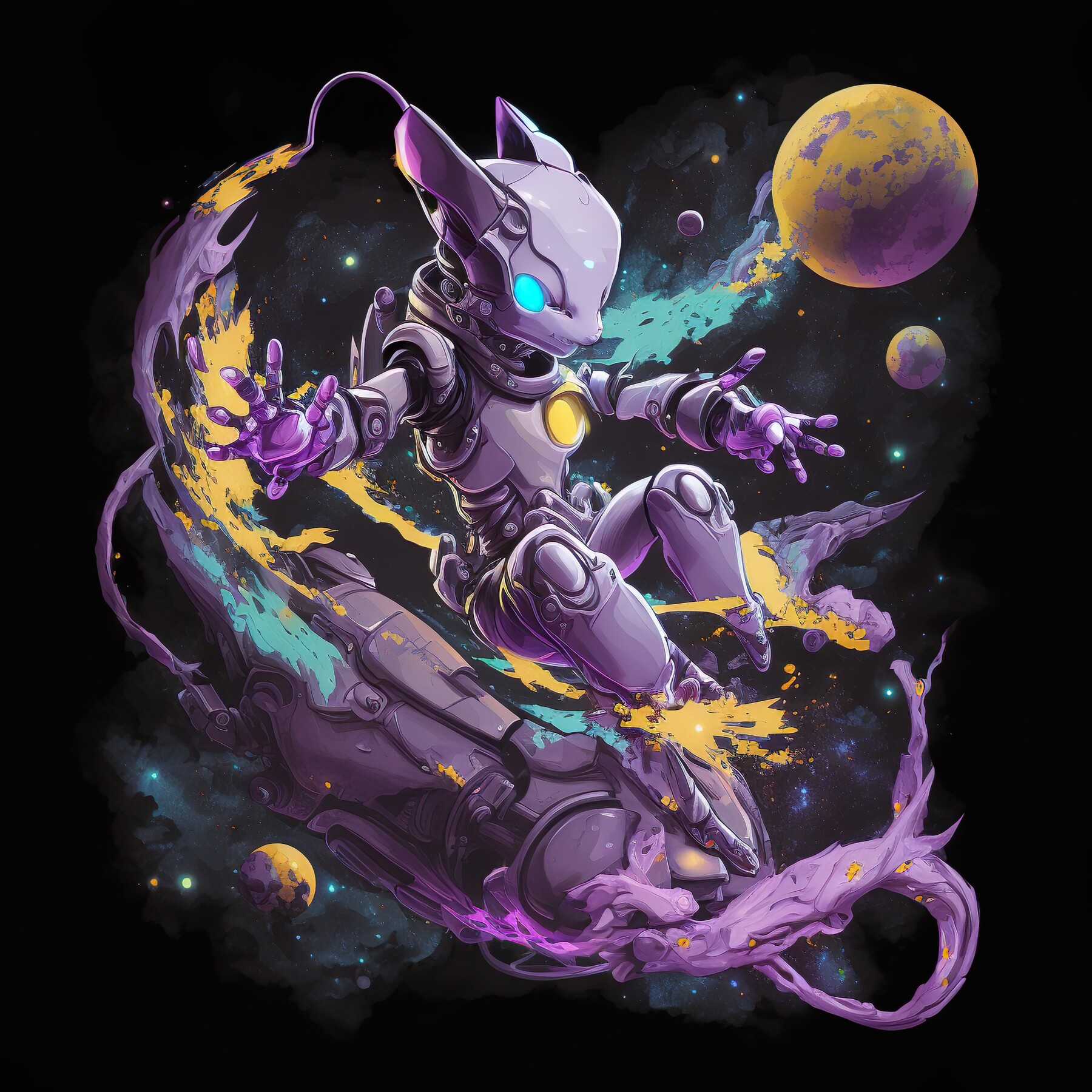 ArtStation - "CyberMewtwo" | Artworks