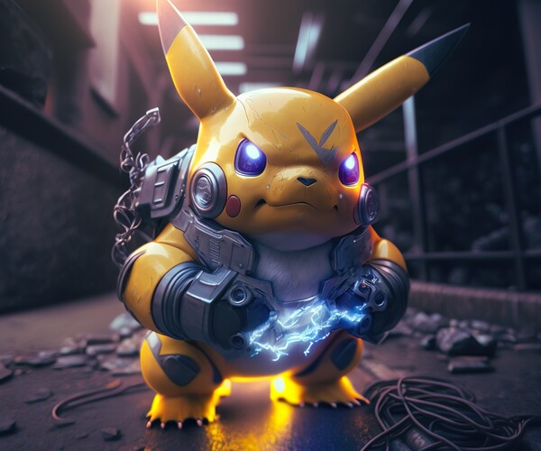 ArtStation - "CyberPikachu" | Artworks