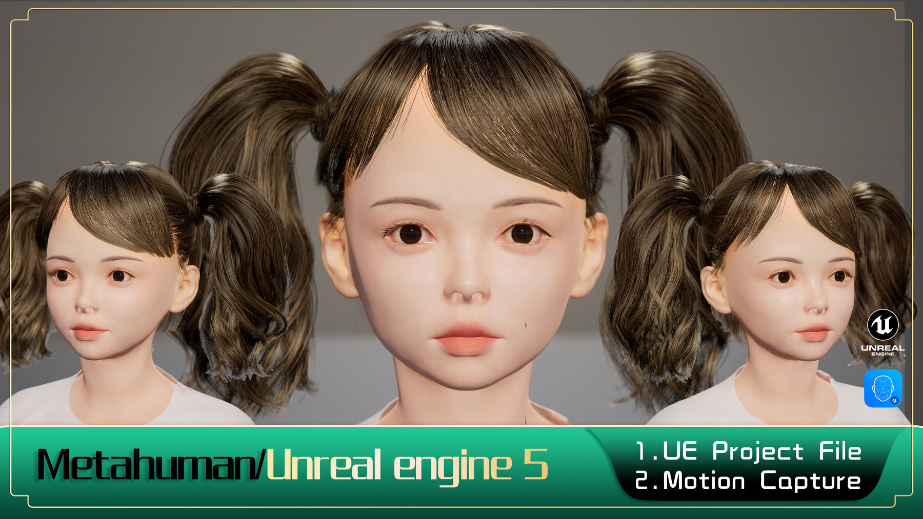 ArtStation - meyilin-Lovely child--Metahuman/Unreal engine 5 | Resources