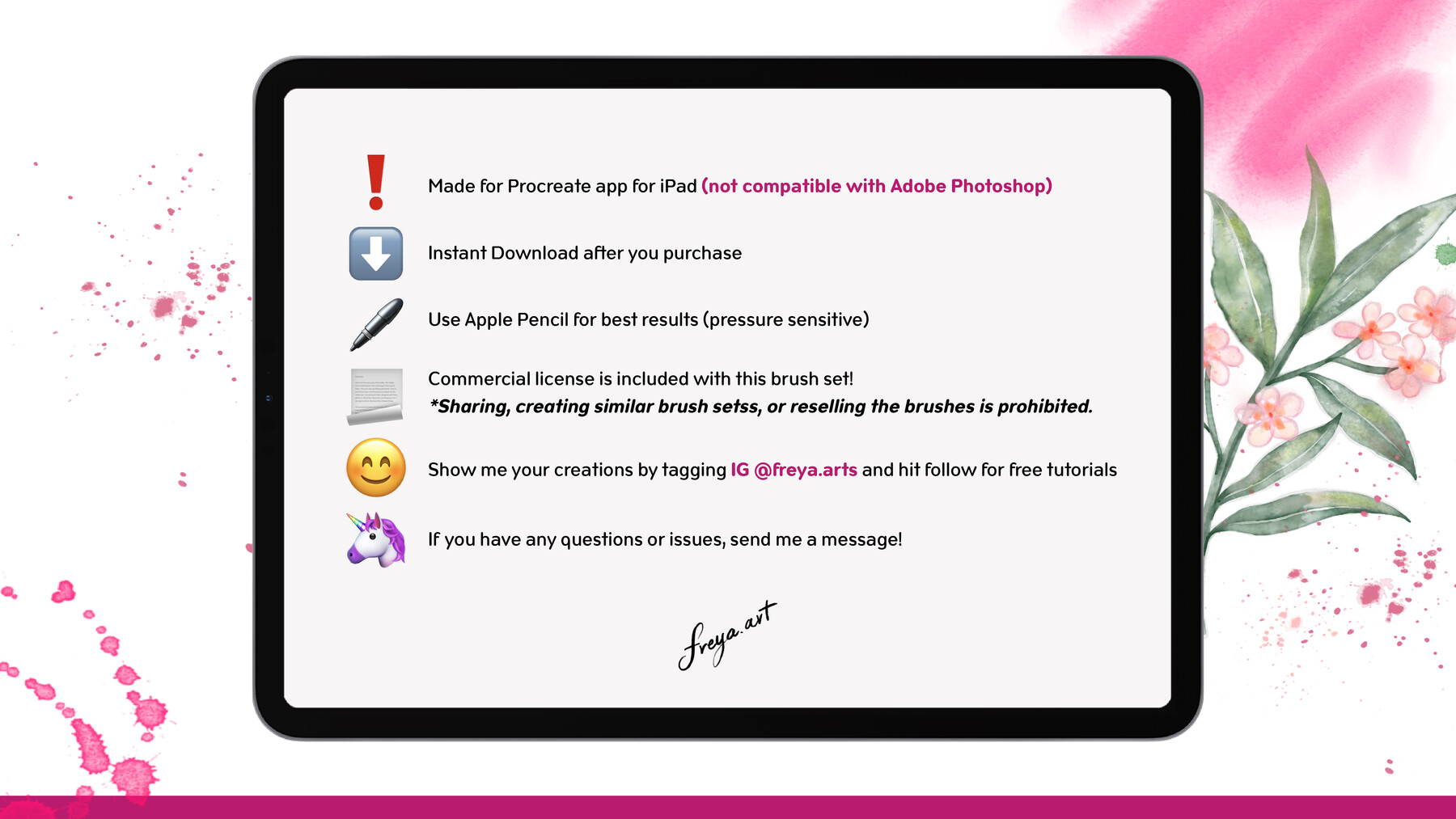 ArtStation - Procreate Duck Stamp | 2 Template Procreate Brushes | Brushes