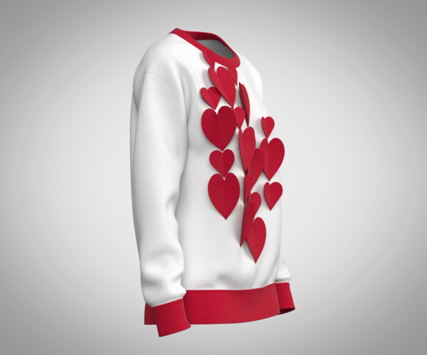 ArtStation - Ladies Heart Sweatshirt | Resources