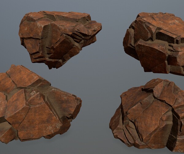 ArtStation - desert rocks | Game Assets