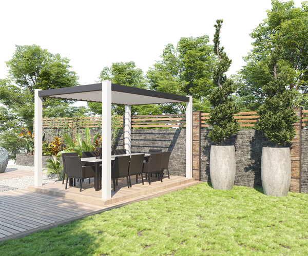 ArtStation - garden landscape 3d model | Game Assets