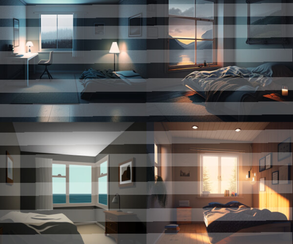 ArtStation - Bedroom Backgrounds | Artworks