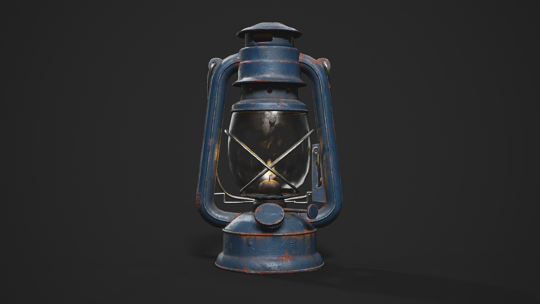 ArtStation - Old Kerosene Lamp | Game Assets
