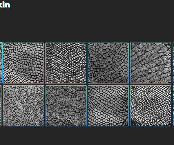 ArtStation - 350+ Reptile, Dragon, Snake Skin Alphas for ZBrush ...