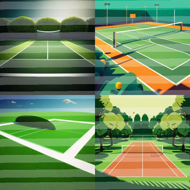 ArtStation - Tennis Backgrounds | Artworks