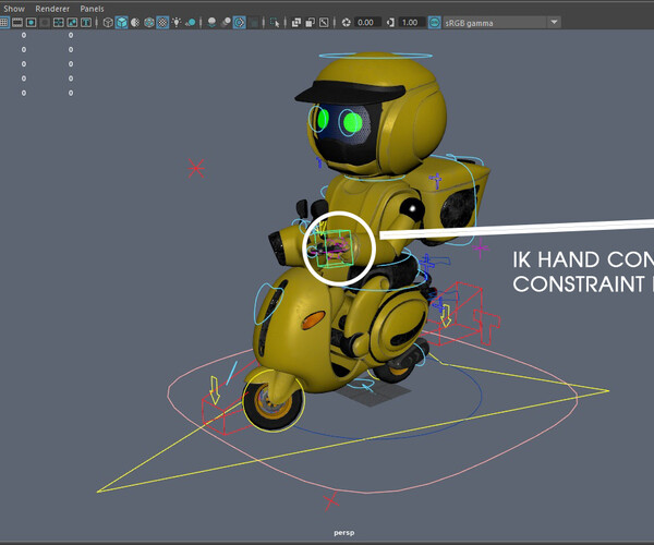 ArtStation - Robot - transformer scooter classic rigging character ...