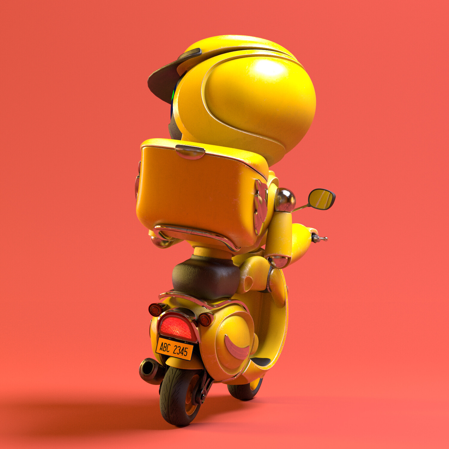 ArtStation - Robot - transformer scooter classic rigging character ...