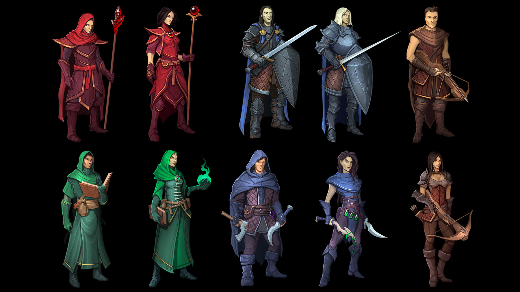 ArtStation - NPC characters | Game Assets