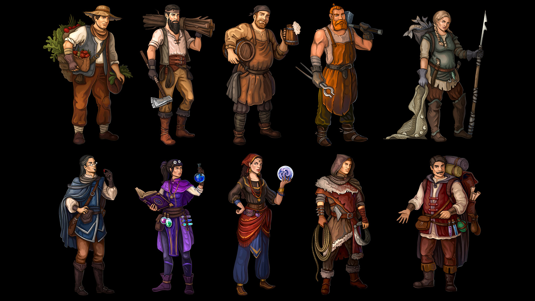 ArtStation - NPC characters | Game Assets