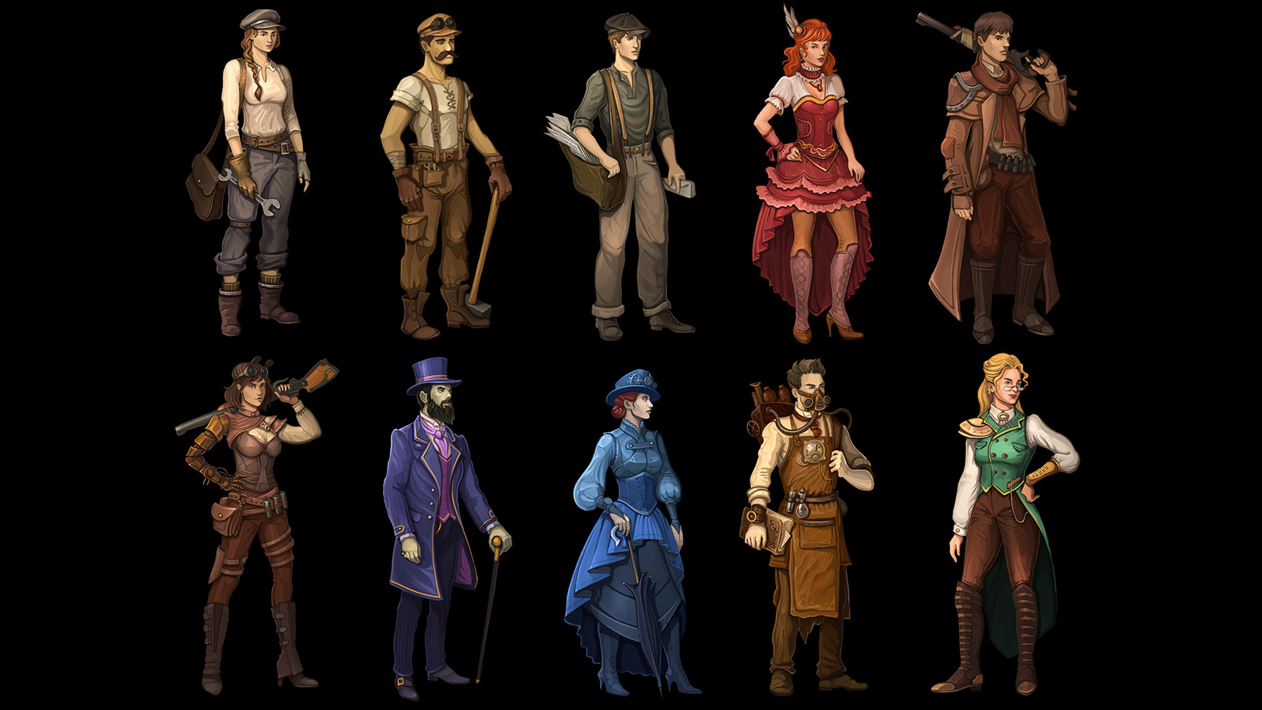 ArtStation - NPC characters | Game Assets