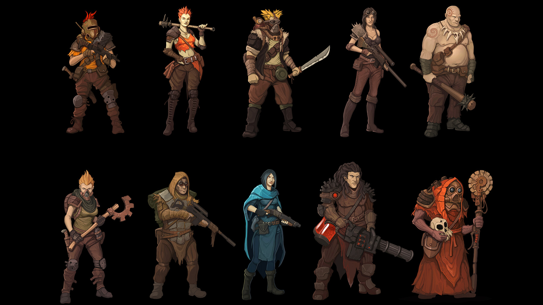 ArtStation - Post Apocalypse Characters | Game Assets