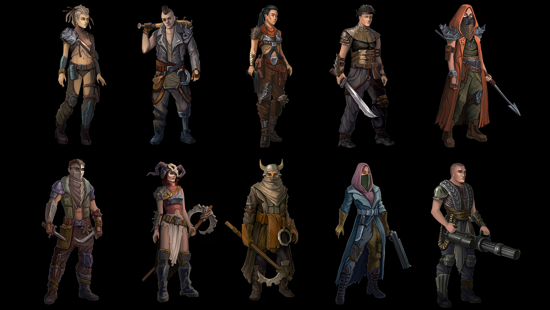 ArtStation - Post Apocalypse Characters | Game Assets