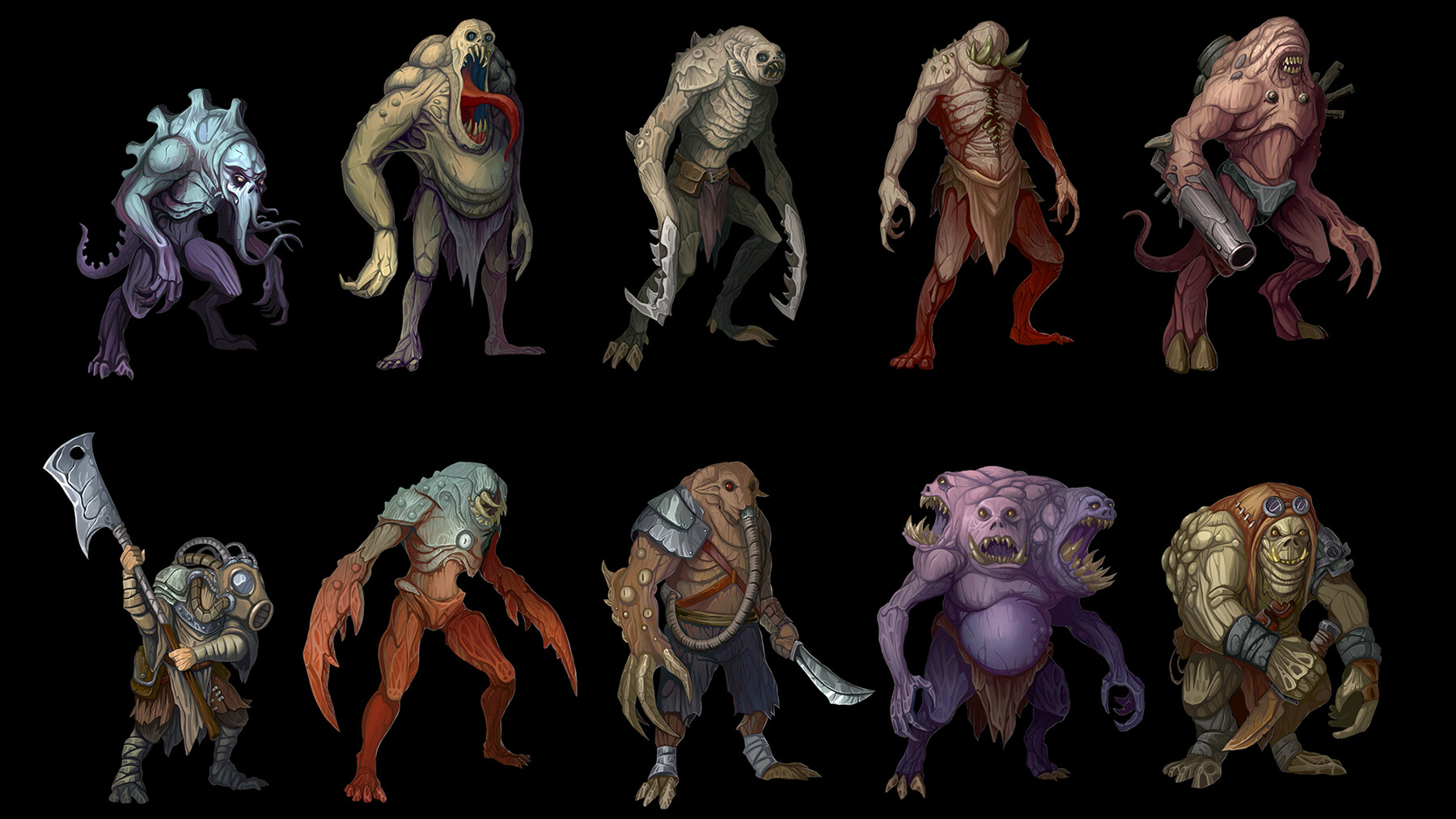 ArtStation - Post Apocalypse Characters | Game Assets